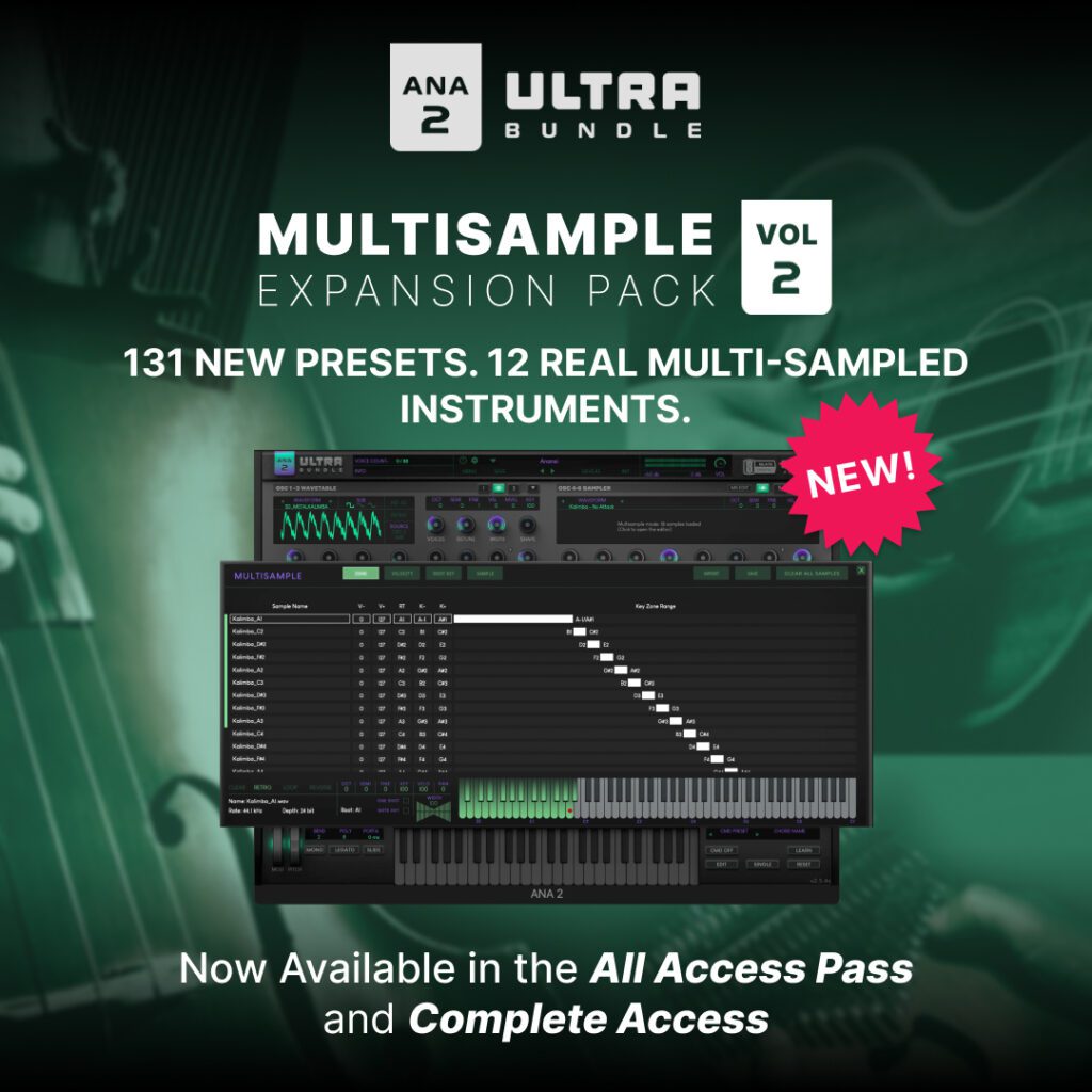 ANA 2 Bundle | Online Synthesizer Plugin & Synth Presets